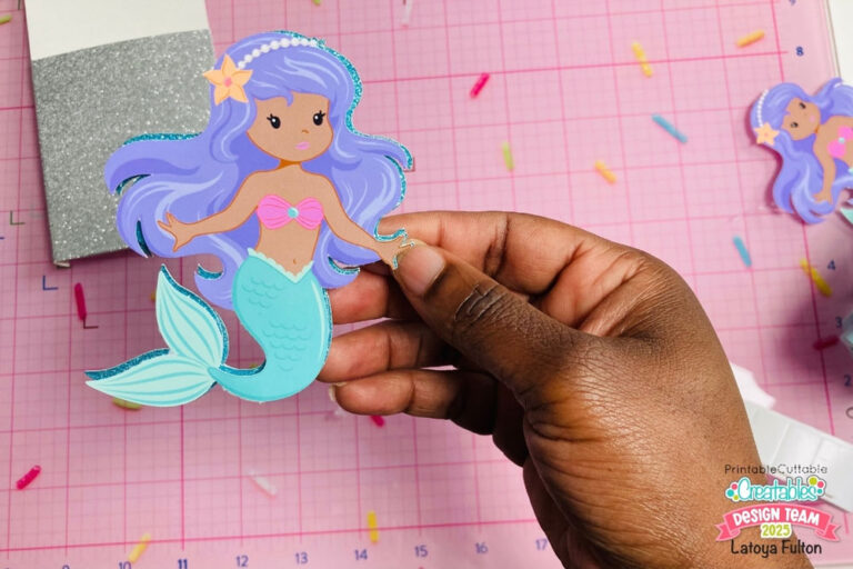 DIY Mermaid Utensil Holder