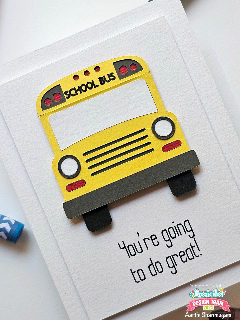 DIY School Bus Card Idea