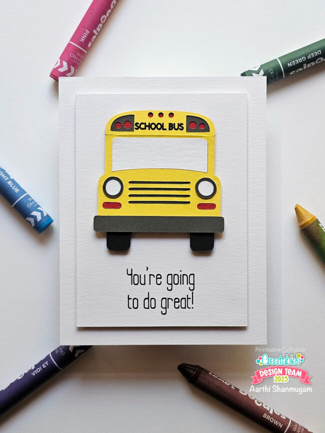 DIY School Bus Card Idea