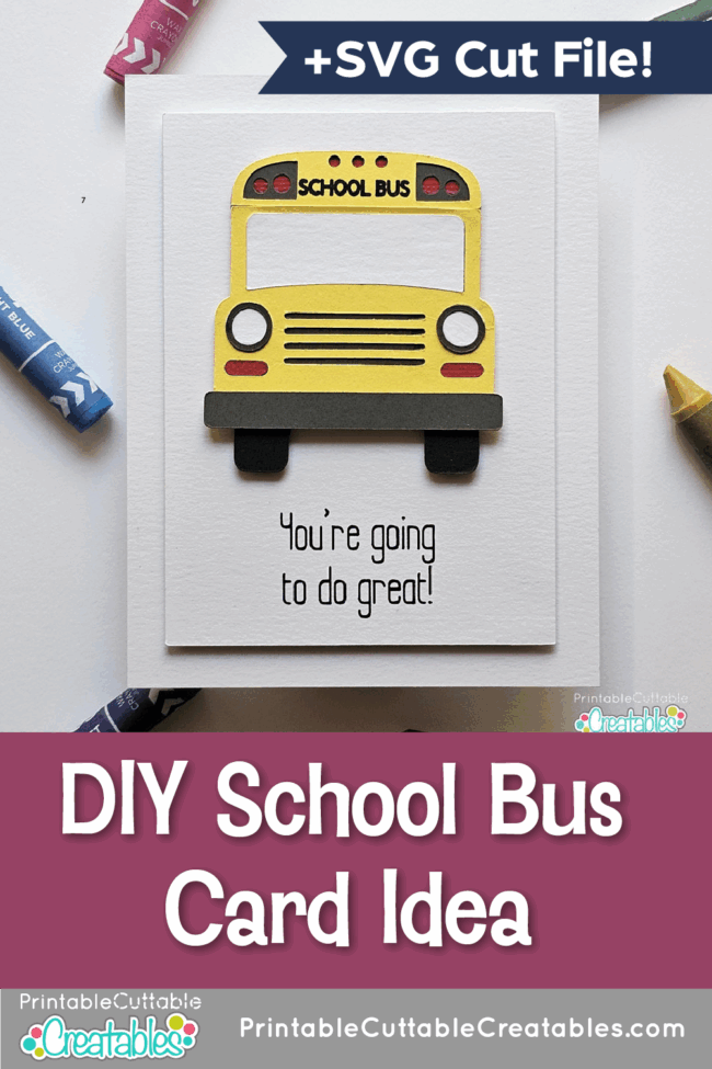 DIY School Bus Card Idea