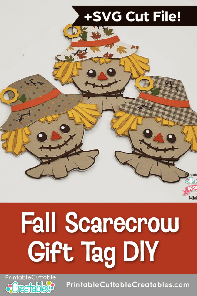 Fall Scarecrow Gift Tag DIY