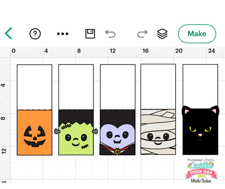 DIY Cute Halloween Character Cards