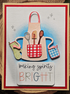 DIY Baking Christmas Card- Cricut Craft Idea for Christmas
