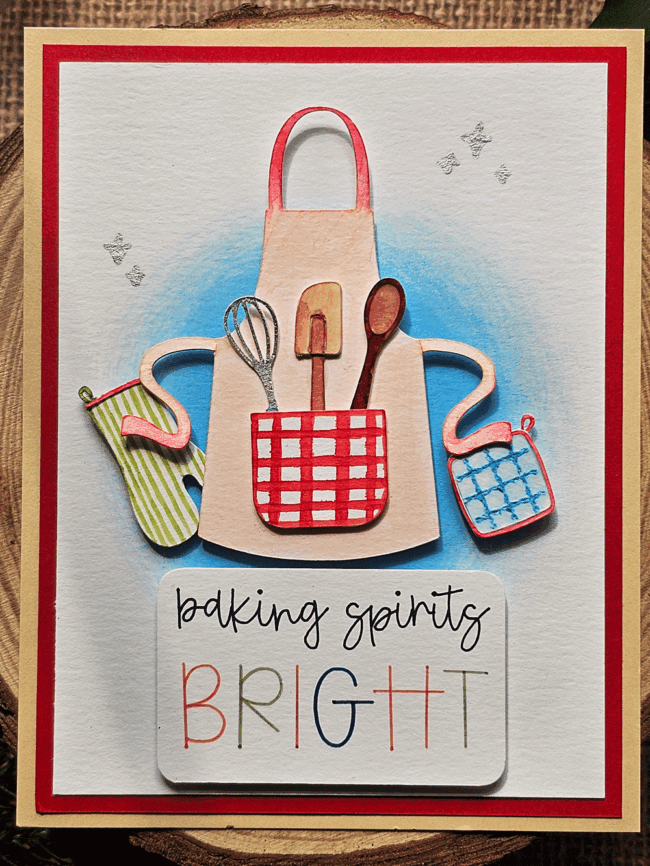 DIY Baking Christmas Card- Cricut Craft Idea for Christmas