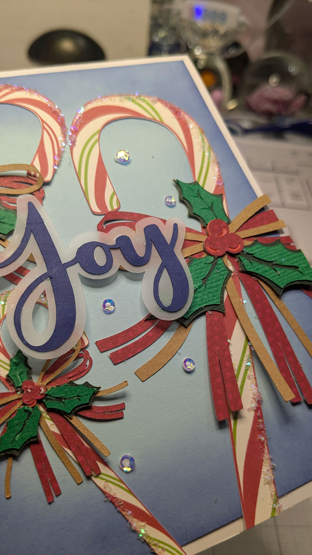 Joy Christmas Card Idea