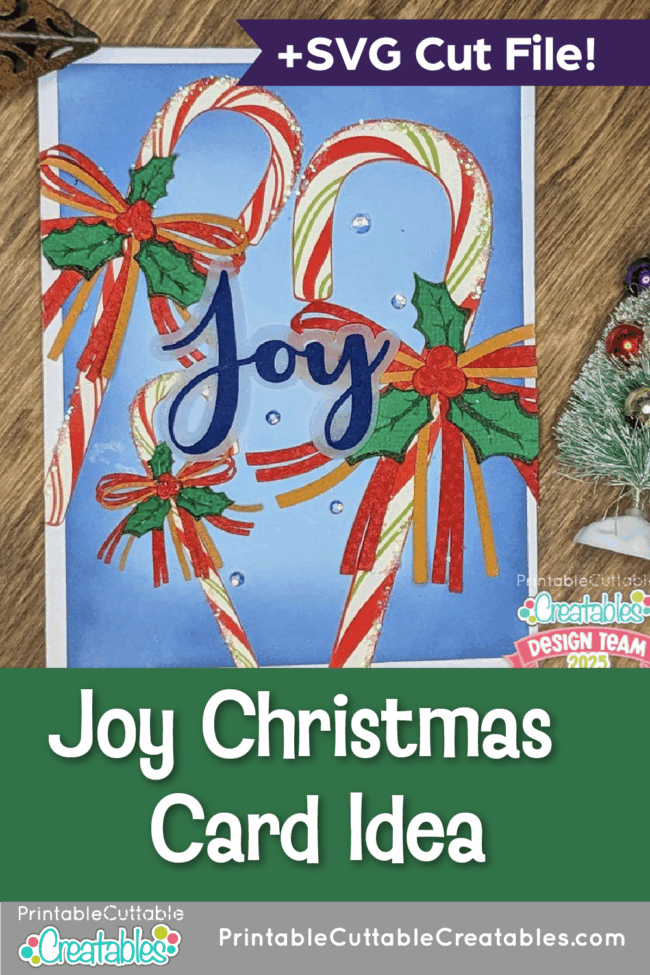 Joy Christmas Card Idea