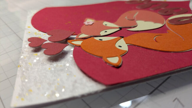 DIY Cute Fox Valentine Card