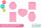 Coquette Bows Frames SVG Set for Cricut and Silhouette