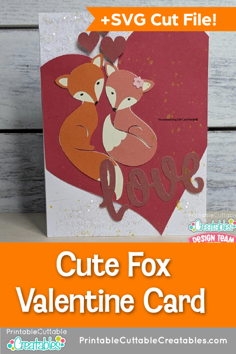 DIY Cute Fox Valentine Card