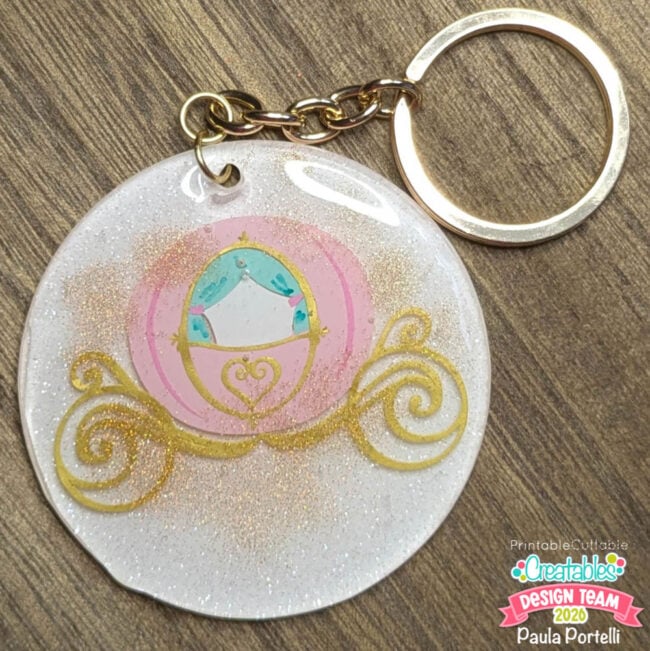 DIY Glitter Keychain Tutorial
