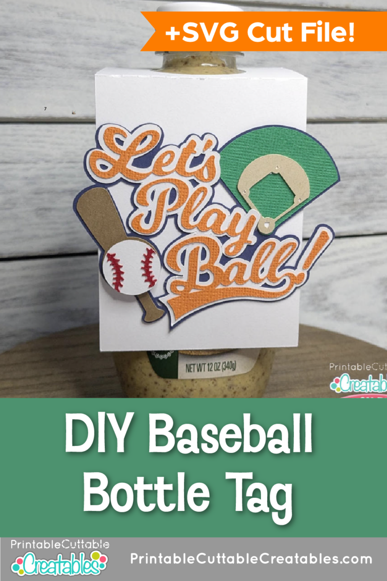 DIY Baseball Bottle Tag