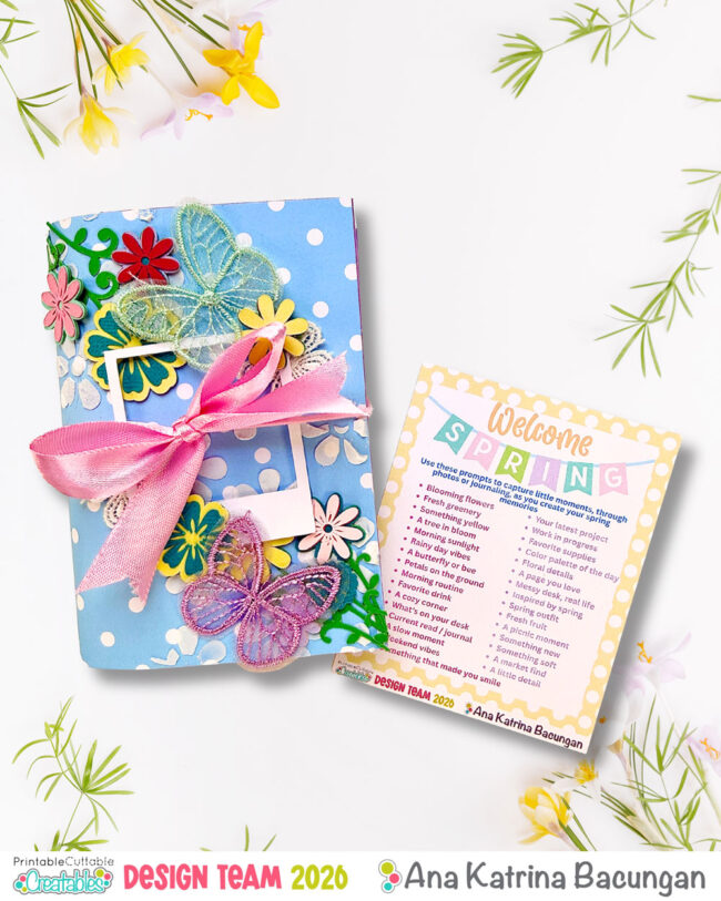 Spring Traveler’s Notebook Tutorial